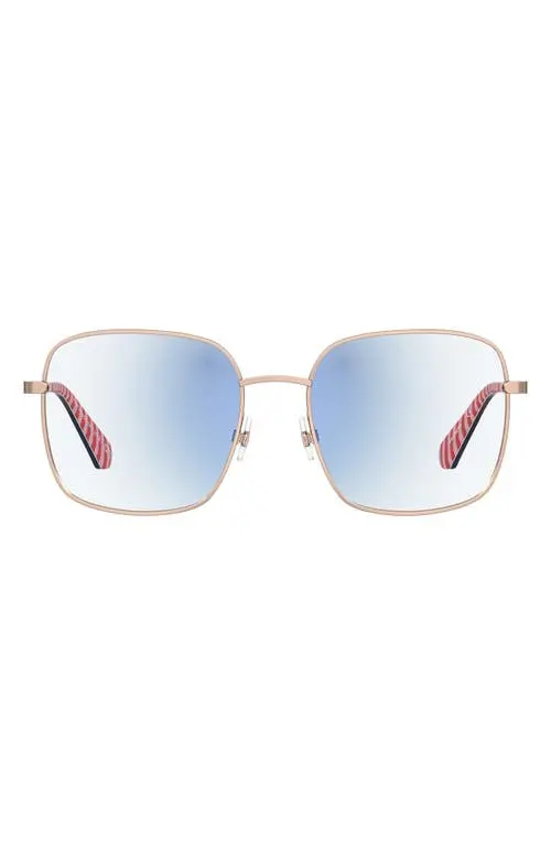 Kate Spade New York Salome Square Eyeglasses - Red Gold/ Demo