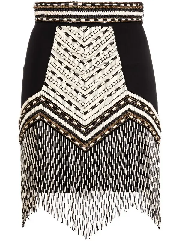 Elisabetta Franchi Bead-embellished Miniskirt