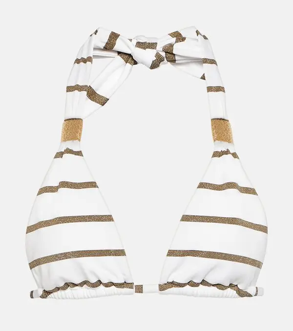 Heidi Klein St Tropez Striped Bikini Top