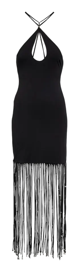 Remain Birger Christensen Fringe-trimmed Jersey Maxi Dress