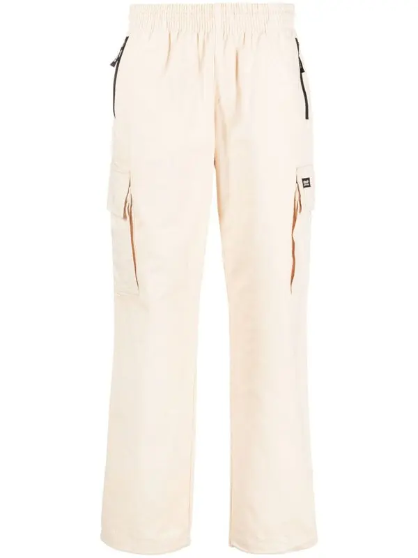Adidas Cargo Pockets Straight-leg Trousers - Neutrals