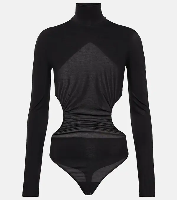 Wolford X N21 Cutout Turtleneck Bodysuit