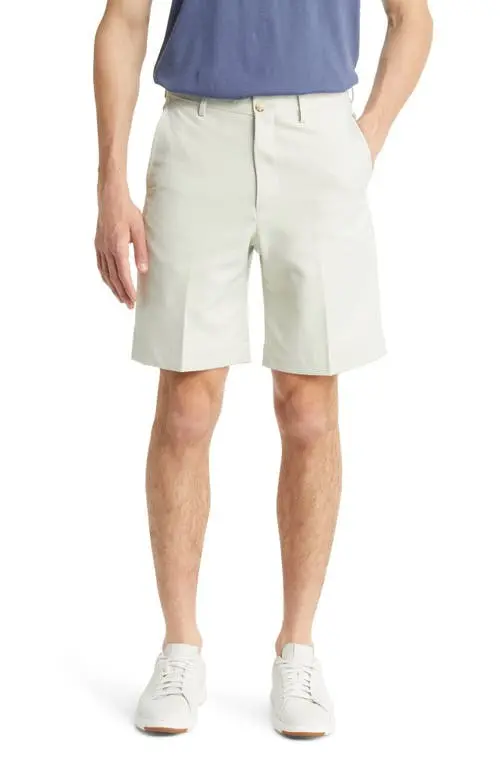 Berle Flat Front Shorts - Stone