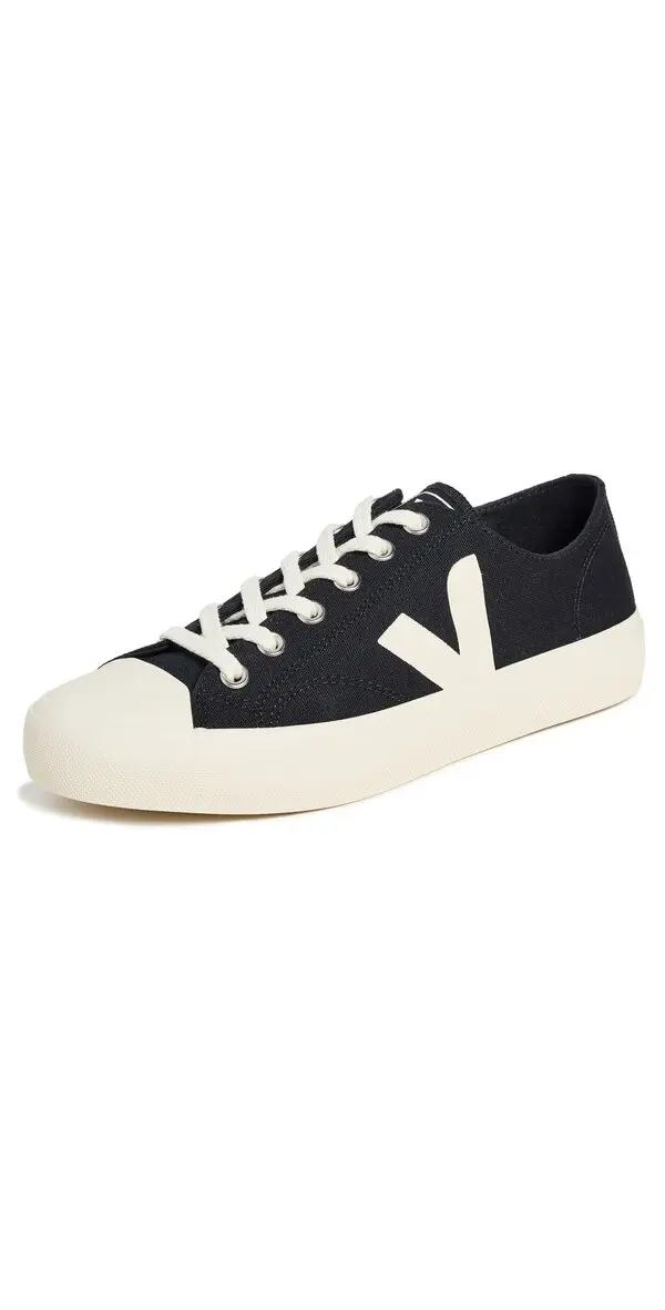 VEJA Wata Ii Low Canvas Sneakers - Black Pierre