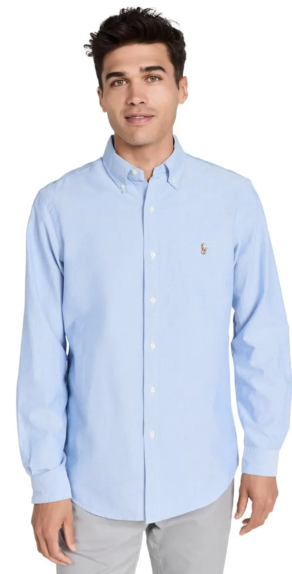 Ralph Lauren Classic Fit Iconic Oxford Shirt - Blue
