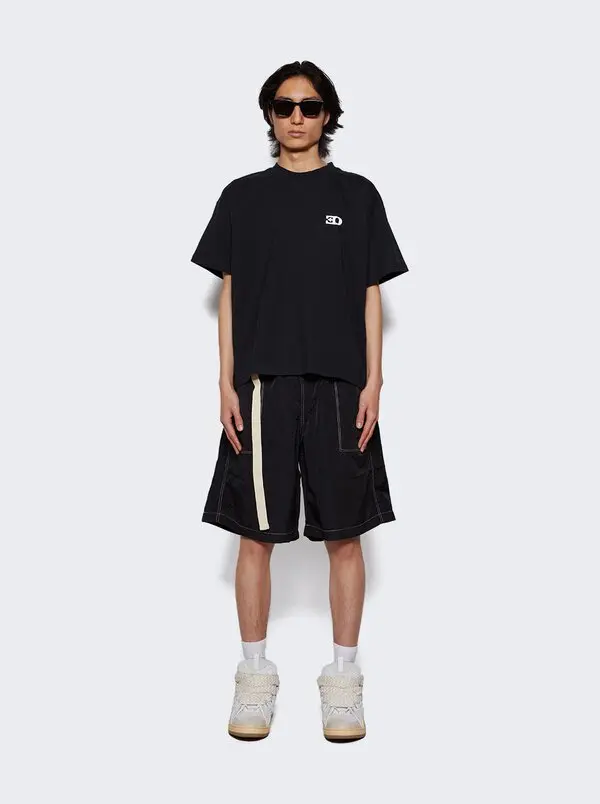 OUEST PARIS Oues Paris Oversized Climbing Shorts - Black