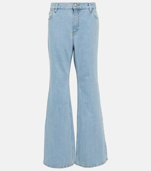 Magda Butrym High-rise Flared Jeans - Blue