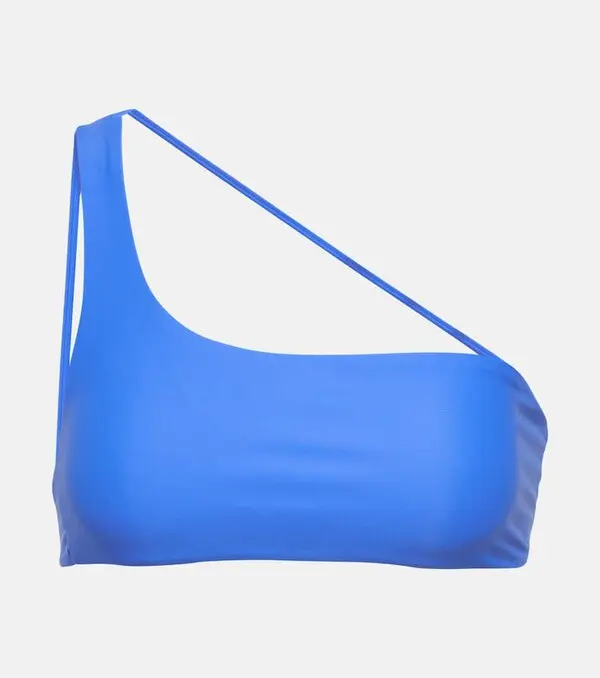 Jade Swim Apex One-shoulder Bikini Top - Blue