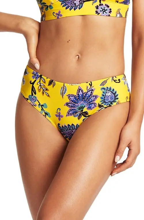 SEA LEVEL Mid Bikini Bottoms - Citrus
