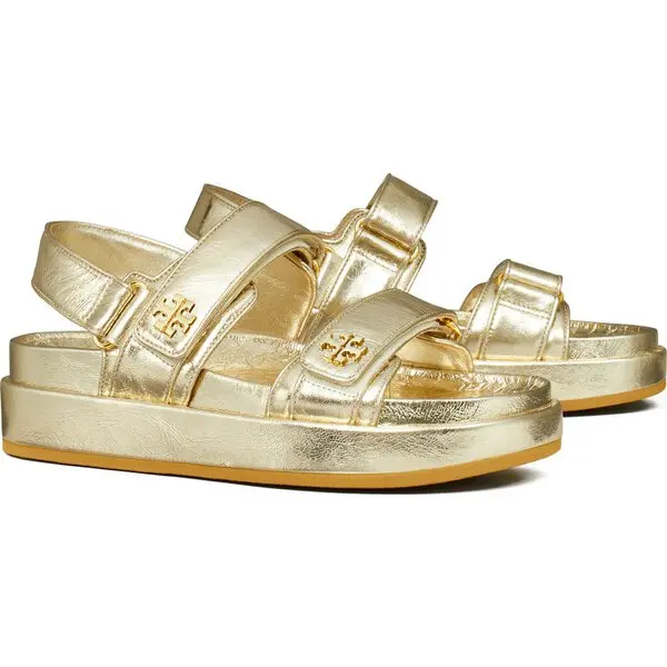 Tory Burch Kira Platform Sport Sandal - Spark Gold