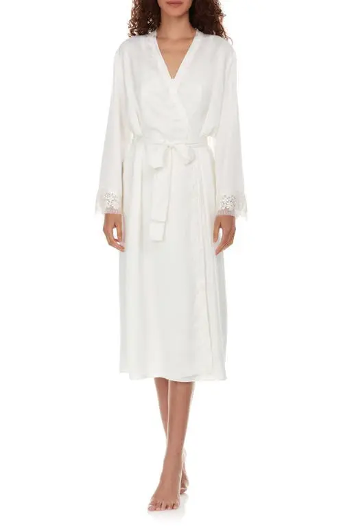Flora Nikrooz Showstopper Long Robe - Ivory
