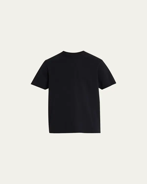 FRAME Duo Fold Short Sleeve Tee - Noir