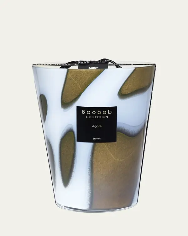 BAOBAB COLLECTION Max Stone Agate Scented Candle, 9.4