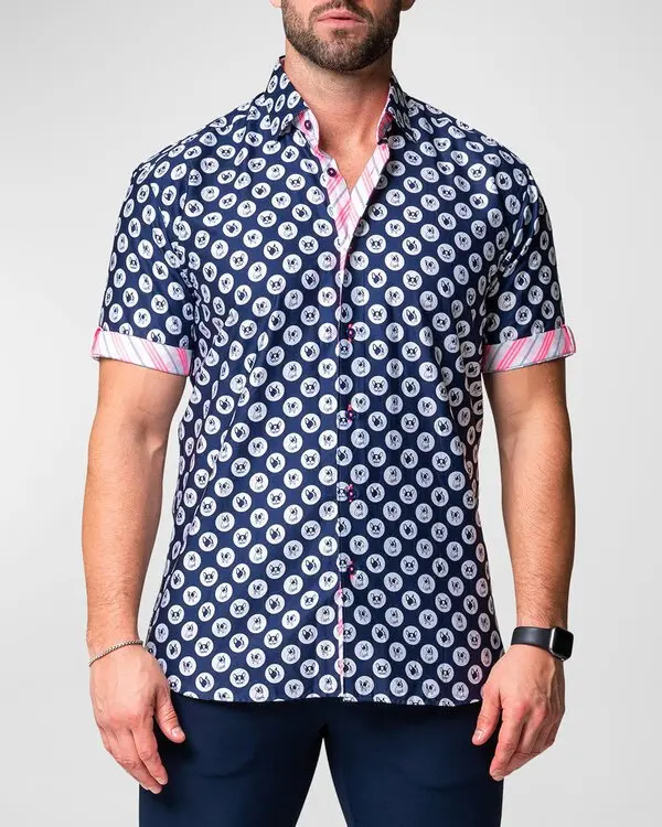MACEOO Galileo Dog Dot Sport Shirt