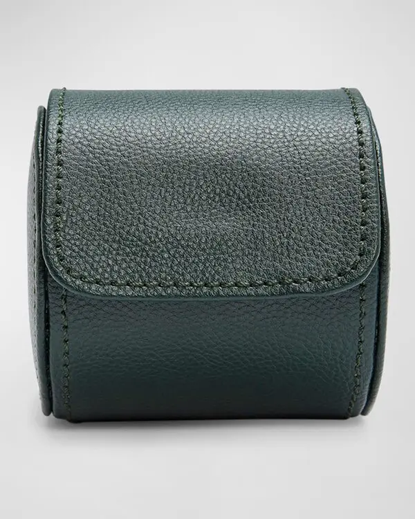 Wolf British Racing Single Watch Roll - Green