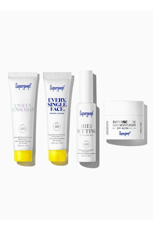 SUPERGOOP Face Essentials Mini Set - Natural | Editorialist