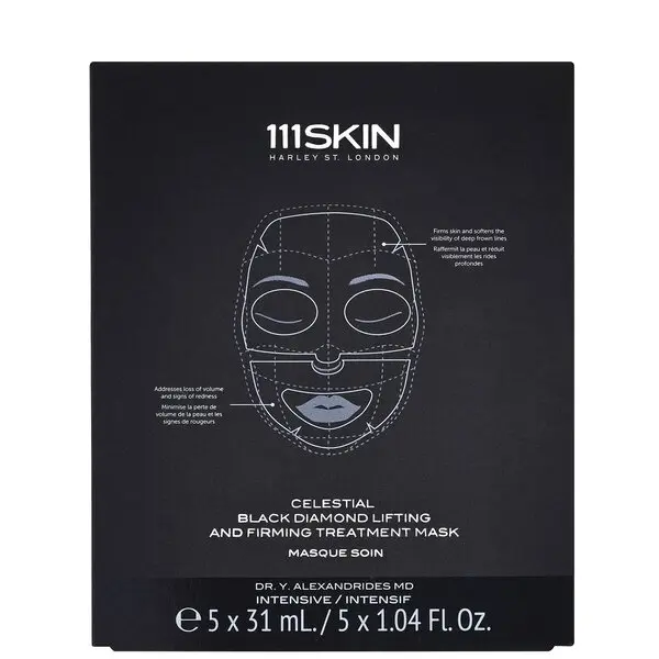 111SKIN Celestial Black Diamond Lifting And Firming Treatment Mask Box 155 Ml