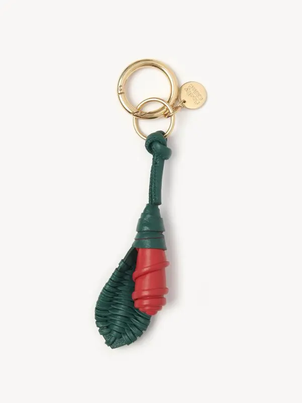 Chloé My Sbc Flower Rose Key Chain - Red | Editorialist