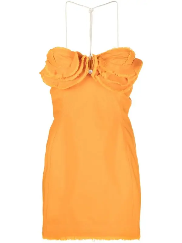 Jacquemus La Robe Artichaut Minidress - Orange