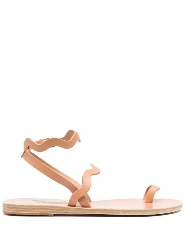 ANCIENT GREEK SANDALS Elounda Leather Sandals - Neutrals