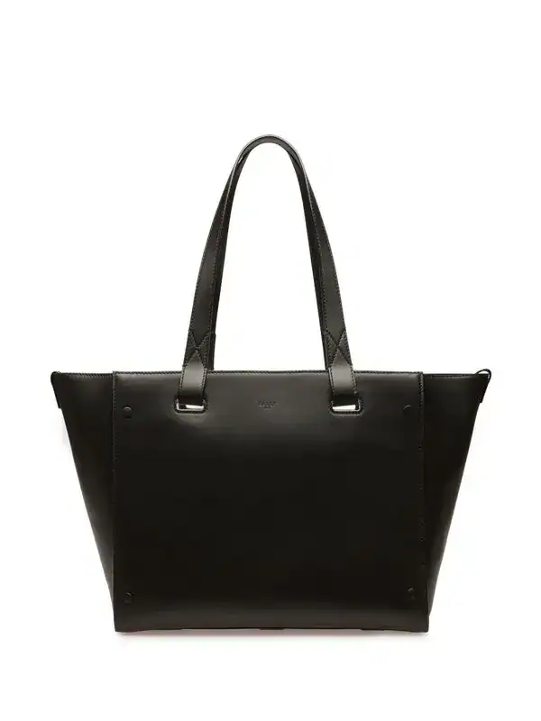 Bally Arystea Leather Tote Bag - Black | Editorialist