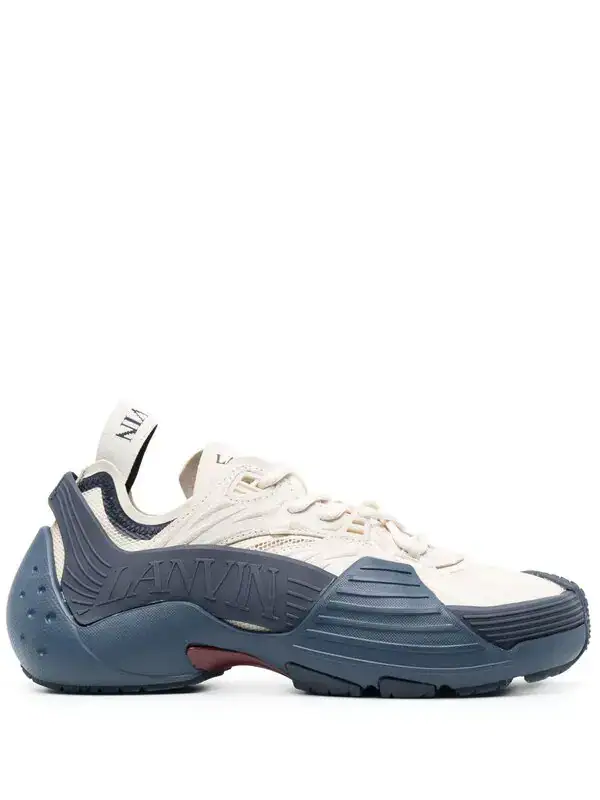 Lanvin Flash-X Low-Top Sneakers - Neutrals - 35% Off