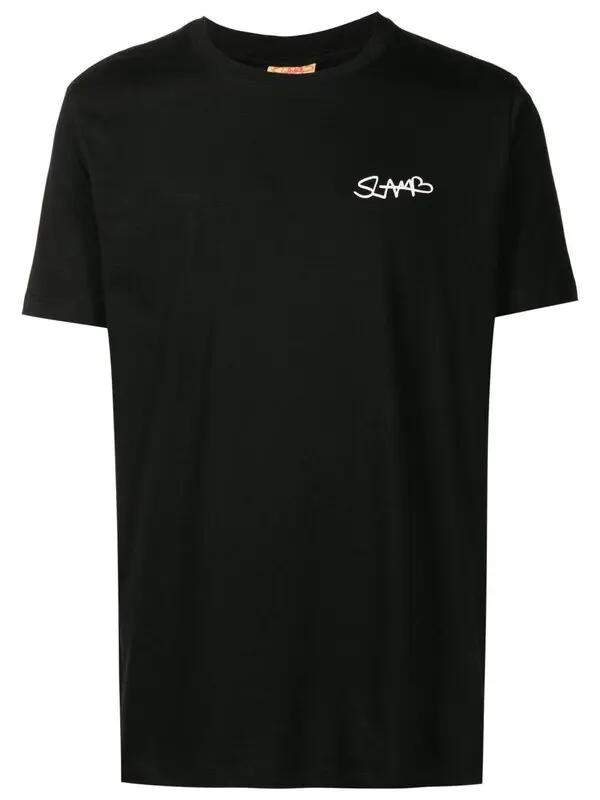 AMIR SLAMA Monster-print T-shirt - Black
