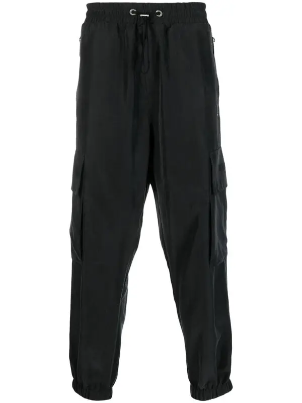 Balmain Embossed-logo Modal-blend Cargo Pants