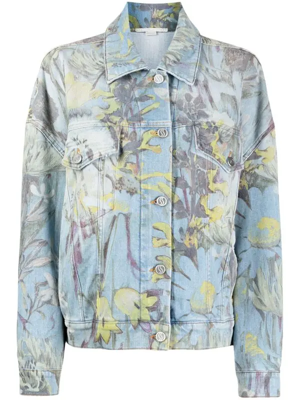 Stella McCartney Rewild Flora Denim Jacket