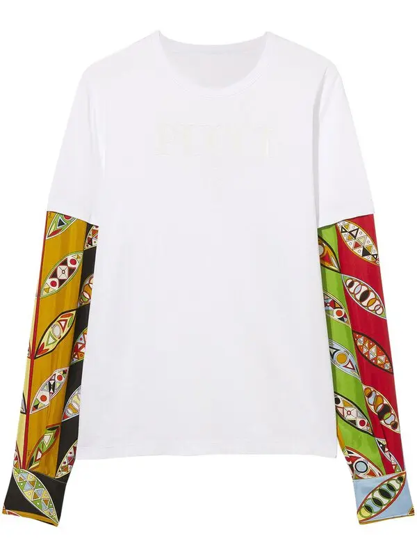 Emilio Pucci Graphic-print Long-sleeve T-shirt