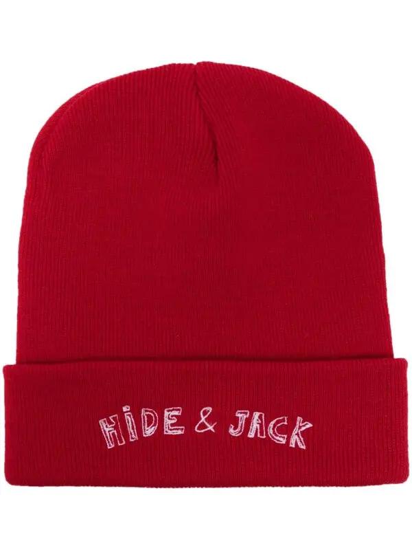 HIDE&JACK Embroidered Logo Beanie