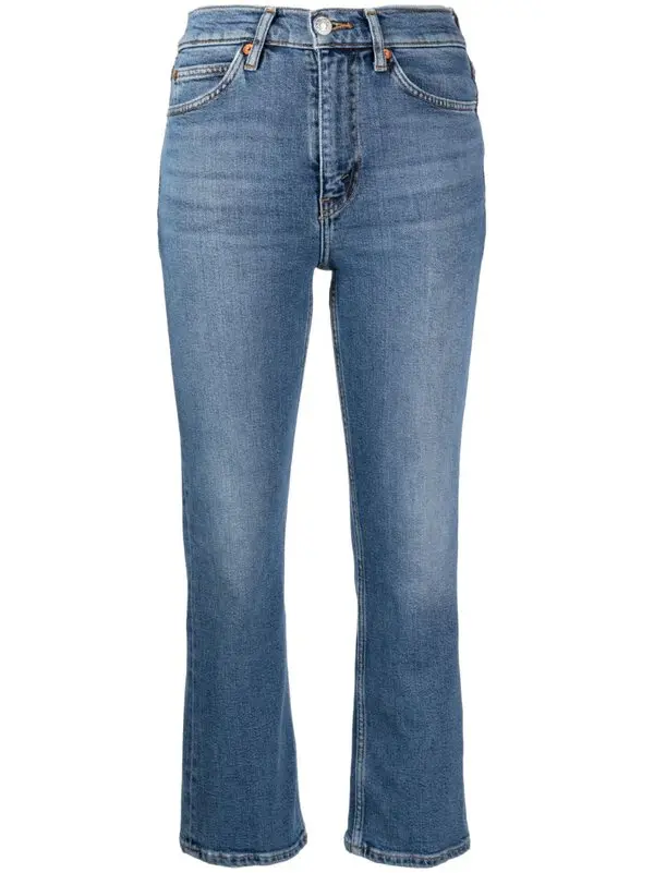 RE/DONE 70s Straight-leg Cropped Jeans