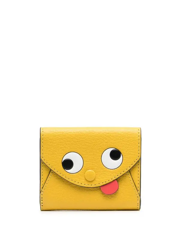 amo♡様未使用ANYAHINDMARCH　MiniTrifold Zany Anya Hindmarch Zany Mini Trifold Wallet In Yellow - 15% Off