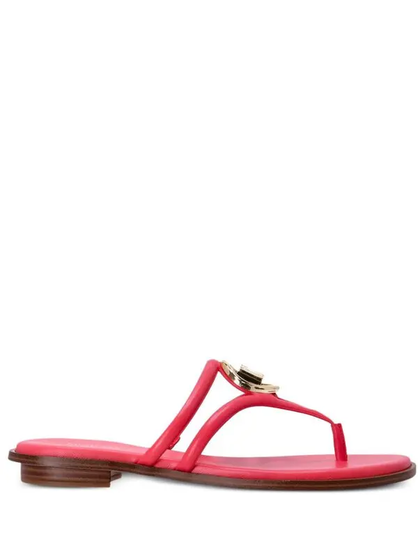 Michael Kors Hampton Thong Slides - Pink
