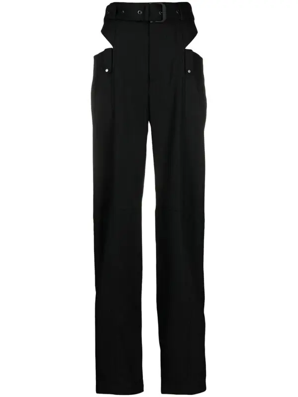 SSHEENA High-waisted Wool Trousers