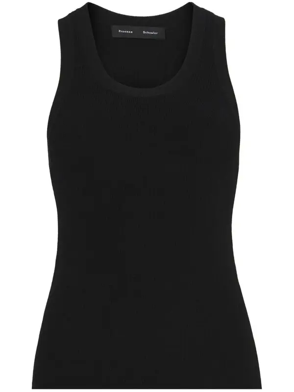 Proenza Schouler Knitted Tank Top - Black