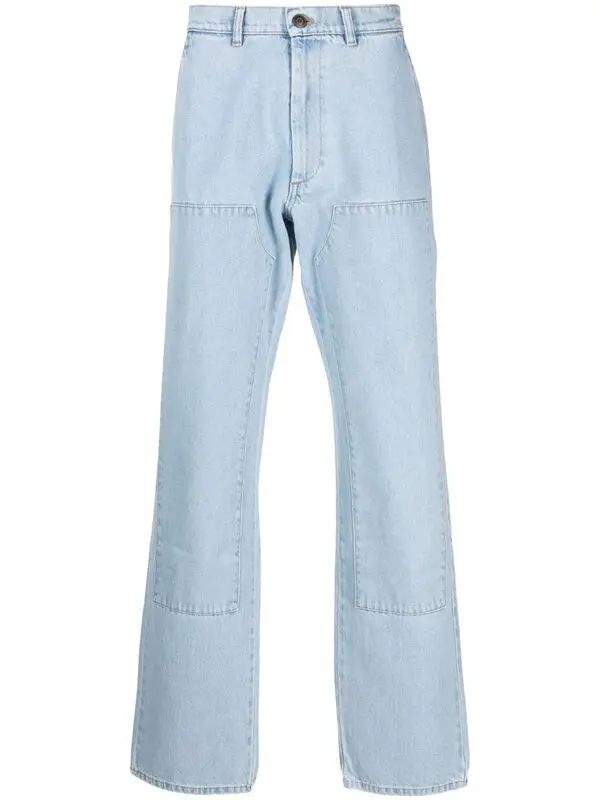 WINNIE N.Y.C Patch-detail Bootcut Jeans