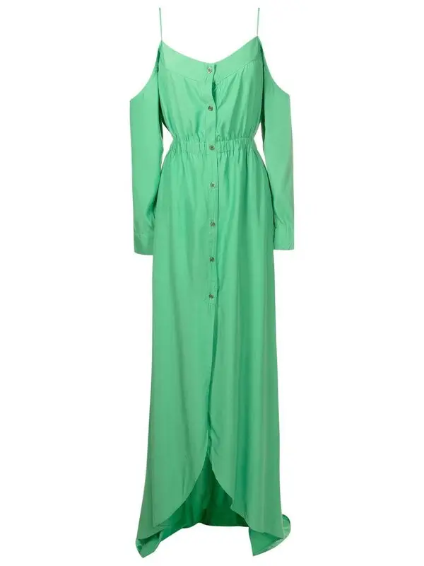 AMIR SLAMA Cold-shoulder Maxi Dress