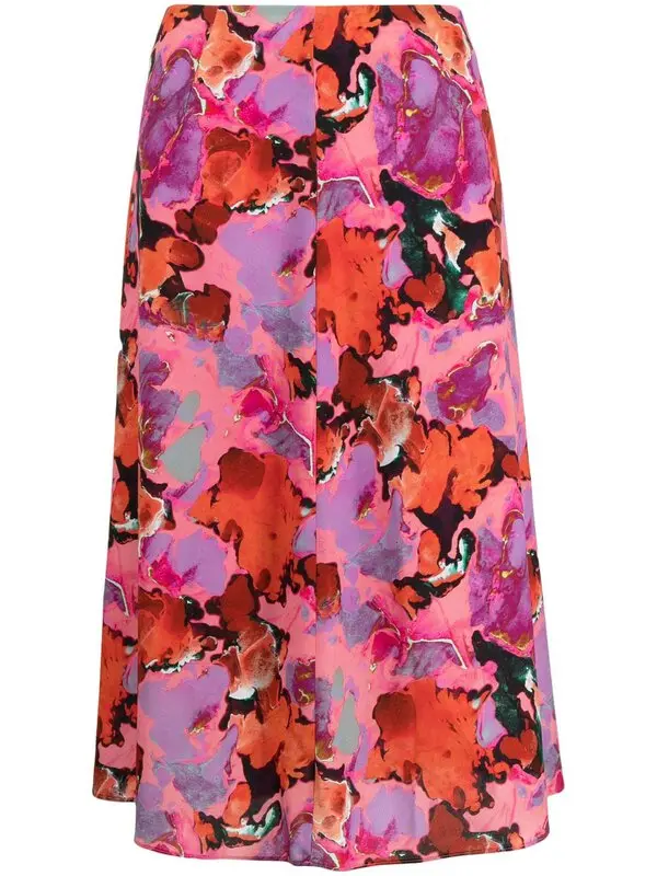 Paul Smith Graphic-print A-line Skirt