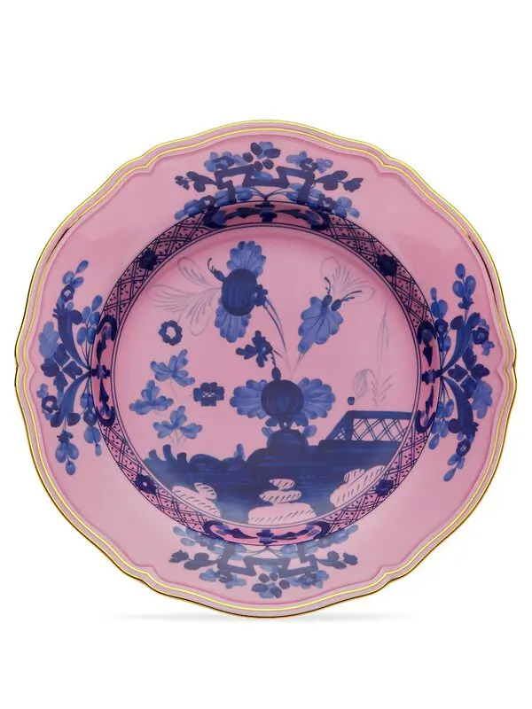 GINORI 1735 Oriente Italiano Porcelain Serving Platter - Pink