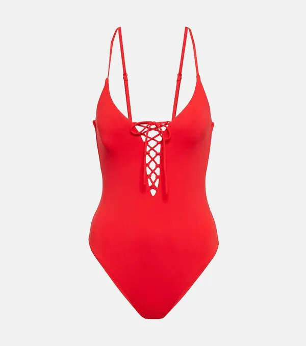 Melissa Odabash Nerano Lace-up Swimsuit