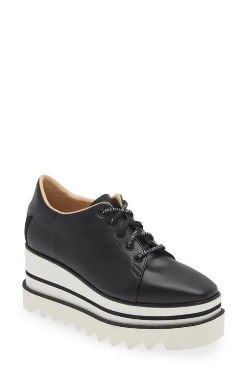 Stella McCartney Sneak-elyse Platform Sneaker - 1065 Black/white
