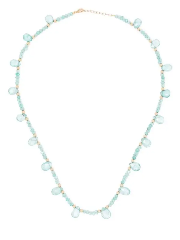 Jia Jia 14kt Yellow Gold Arizona Apatite Necklace - Blue