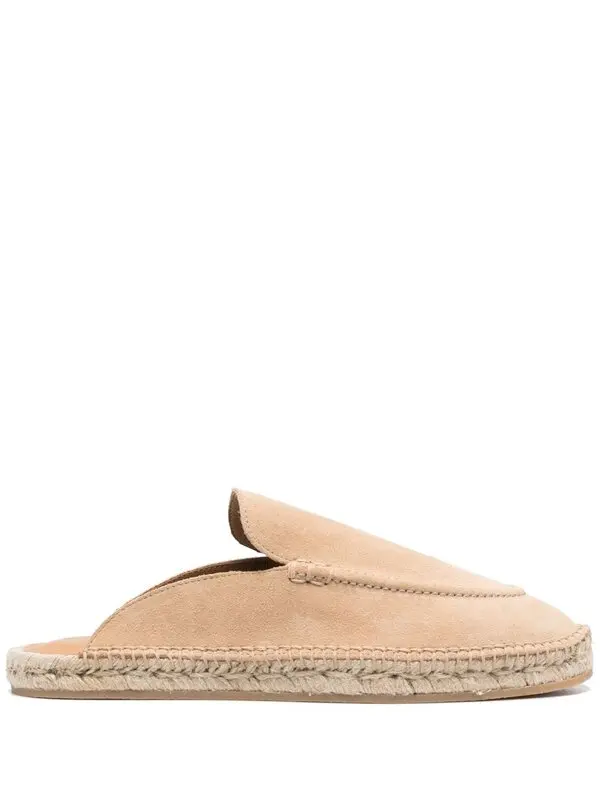 SCAROSSO Suede Espadrilles - Neutrals
