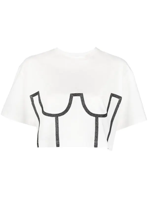 MURMUR Trompe L'oeil Corset T-shirt
