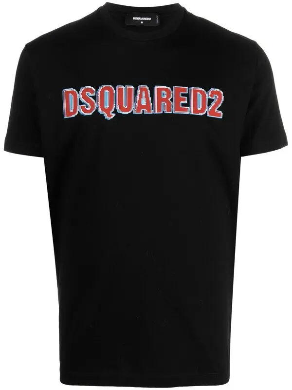 Dsquared2 Logo-print Cotton T-shirt - Black