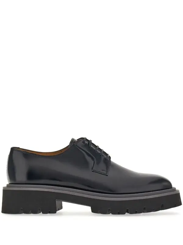 FERRAGAMO Lace-up Derby Shoes - Black