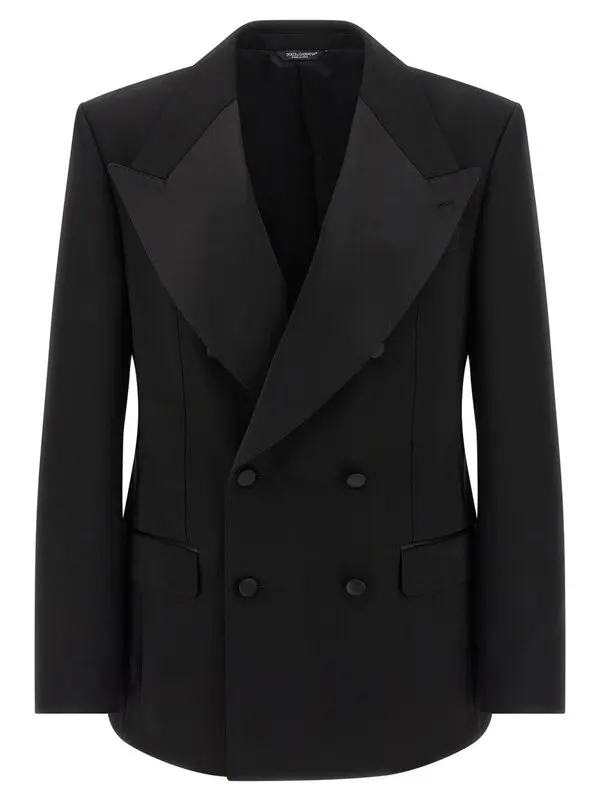 Dolce & Gabbana Tailored Double-breasted Blazer - Black