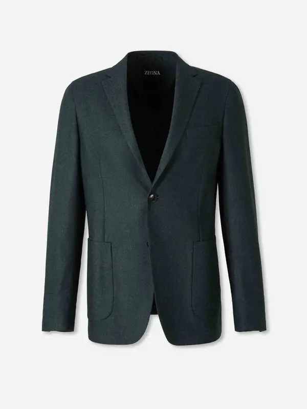 Zegna Straight Wool Blazer