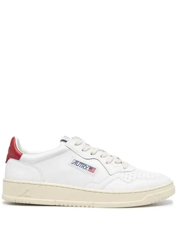 AUTRY Leather Low-top Sneakers - White